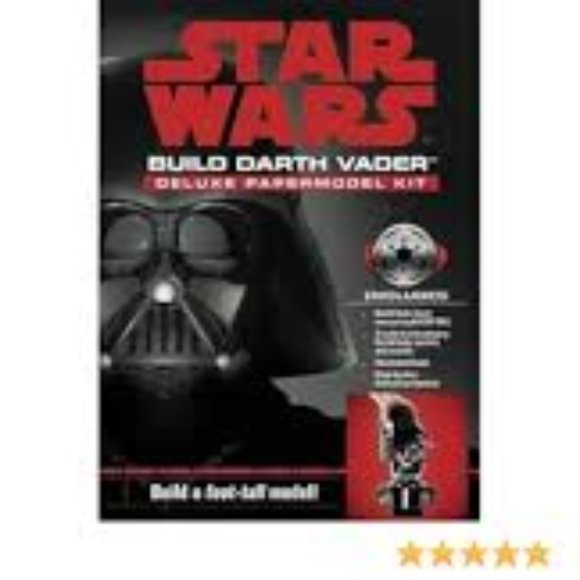 Star Wars | Toys | Star Wars Build Darth Vader Paper Craft Model Kit ...